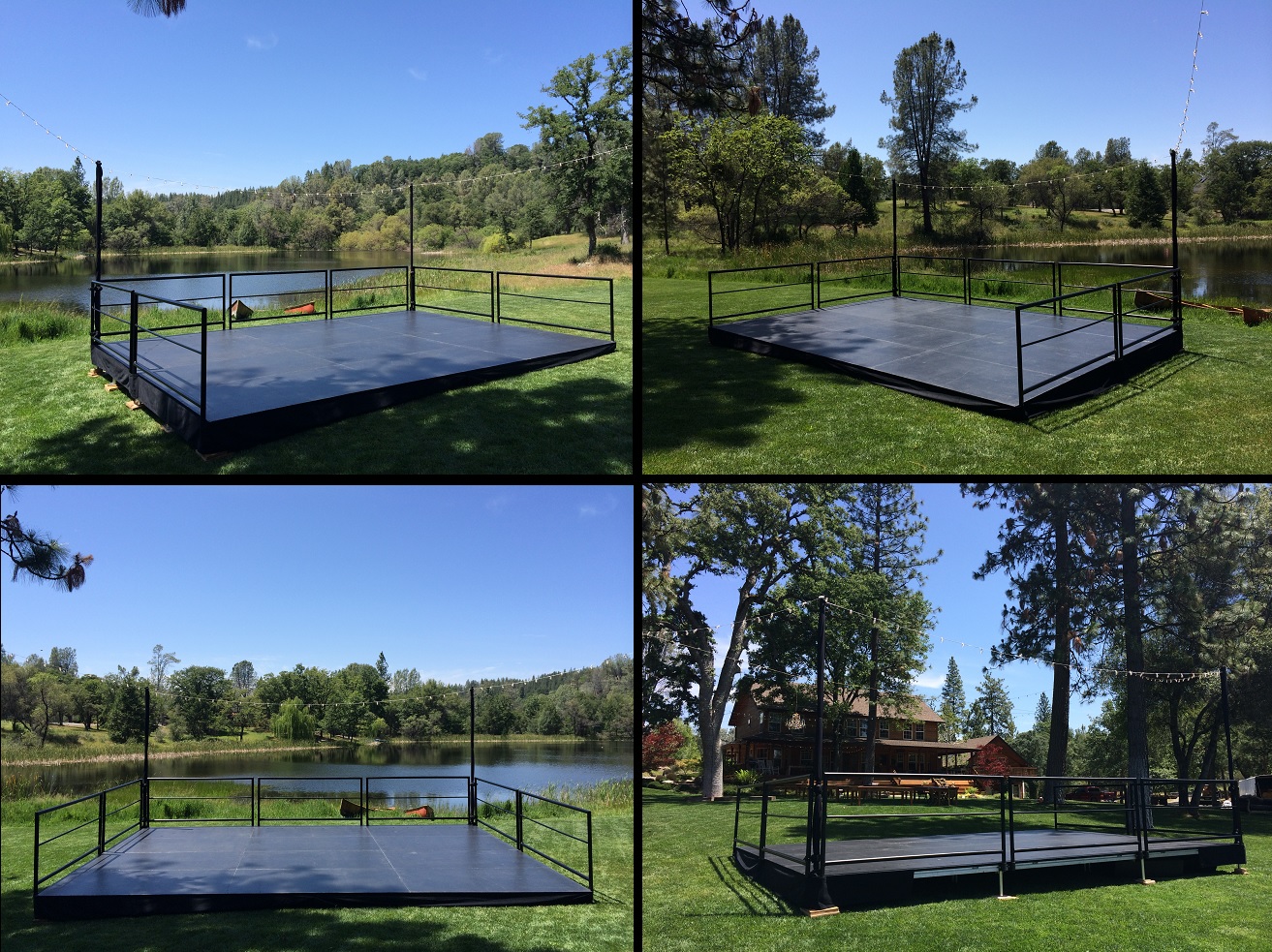 Dance Floor Stages for rent from Stage CMDR, Inc. in Sacramento.