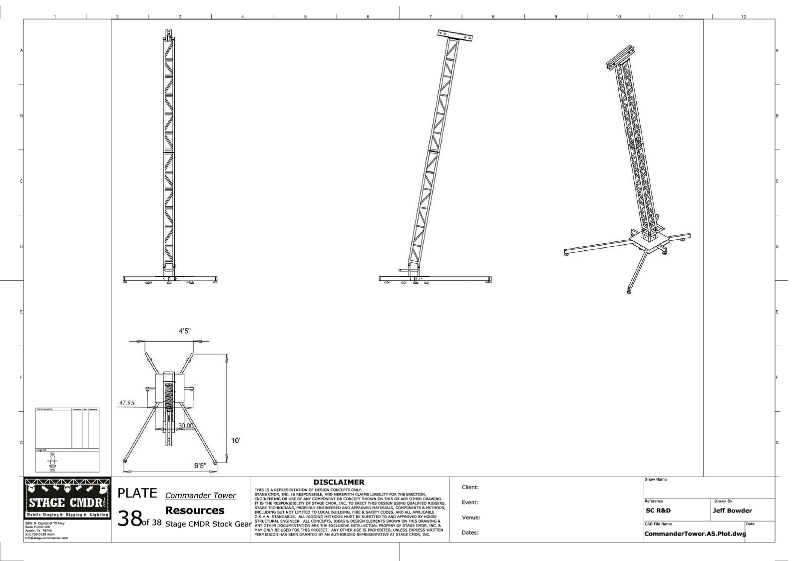 Line Array Delay and Video Towers | Stage Commander Rentals in Sacramento, CA